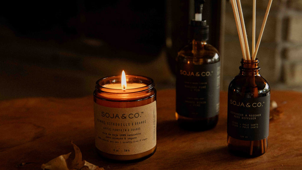 SOJA&CO.® — soy candles and wellness products, handmade in Montreal