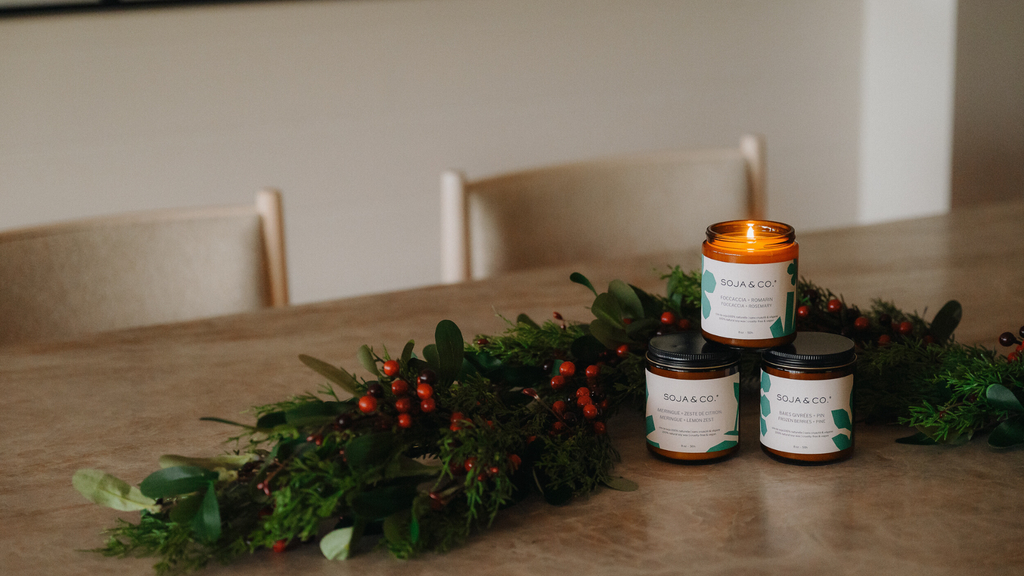 SOJA&CO.® — soy candles and wellness products, handmade in Montreal