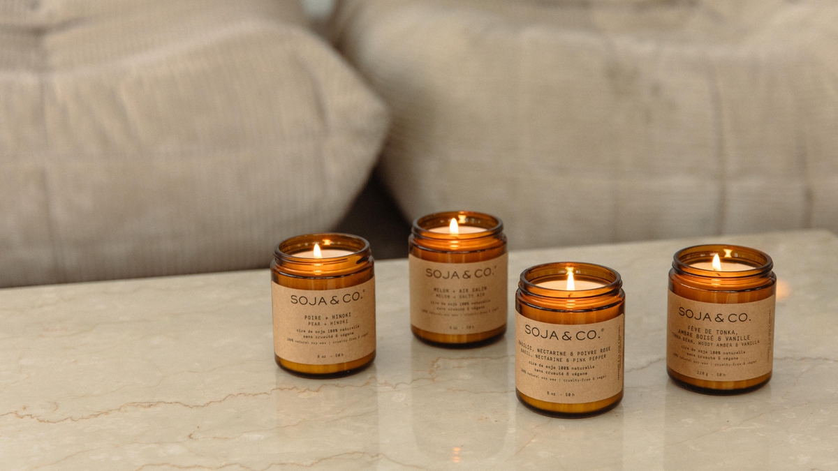 SOJA&CO.® — soy candles and wellness products, handmade in Montreal